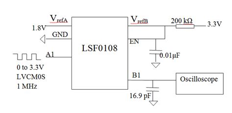 Lsf0108 Level Translation From 33v To 18v Logic Forum Logic