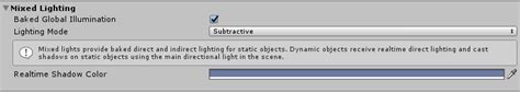 Unity Manual Lighting Window