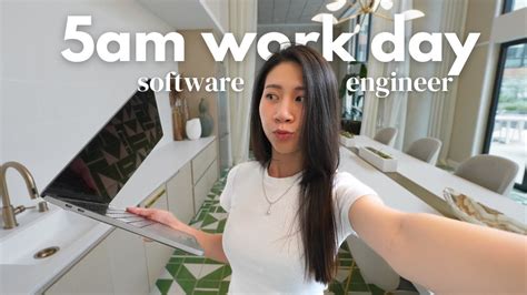 Day In The Life Of A Software Engineer 5am Morning Routine Healthy