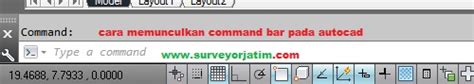 Cara Memunculkan Command Bar Autocad Yang Hilang Surveyor Jatim