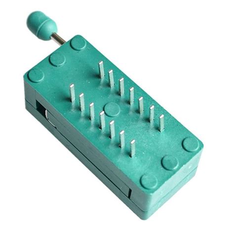 Ic Test Universal Zif Socket 14pin 14 Pin Dip 2 54mm Ic Socket Pitch Roboticsdna