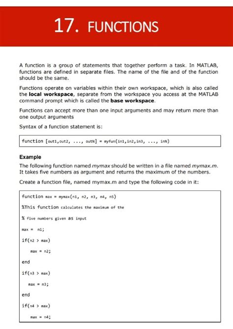 SOLUTION Functions In Matlab Studypool