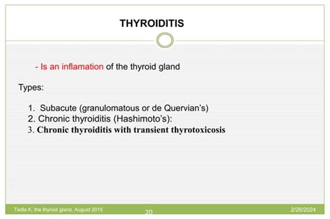 Thyroid Disease Presentation By Rebira Pptx Ppt