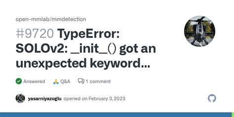 typeerror solov2 init got an unexpected keyword argument roi