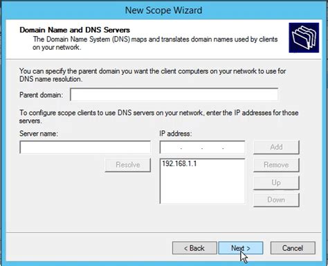 Konfigurasi DHCP Server Pada Windows Server 2012 Pusat Komputer