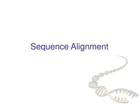 PPT Sequence Alignment PowerPoint Presentation Free Download ID 3851342