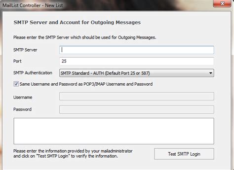 Arclab Maillist Smtp Settings Smtp Mail Server Professional Smtp Service Provider