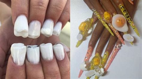 6 Potret Jari Kuku Yang Dihias Absurd Ini Bikin Tepuk Jidat Hot