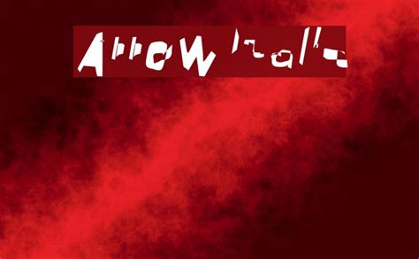 Arrow Italic Font