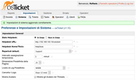 Installare E Configurare OsTicket Su Raspberry