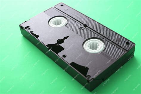오래된 Vhs 비디오 카세트 테이프 프리미엄 사진