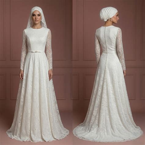 Muslim Wedding Dresses With Hijab