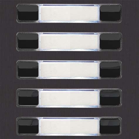 NX BLACK Double Push Button Module Golmar