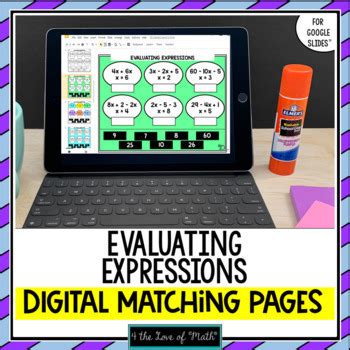 Evaluating Expressions Digital Activity Google Slides Distance Learning