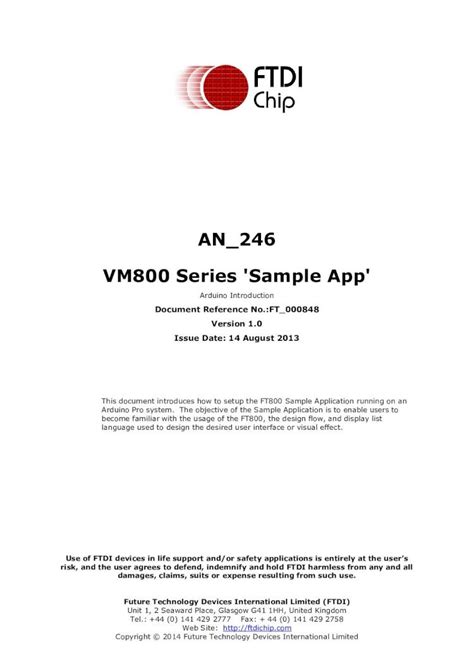 Pdf Vm800 Series Sample App Arduino Introduction€¦ · Arduino Pro Hardware And Ide