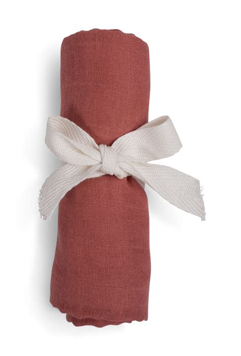 Muslin Diaper Gots Brick Dust Shop Online Hos Filibabba