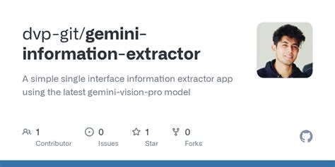 github dvp git gemini information extractor a simple single