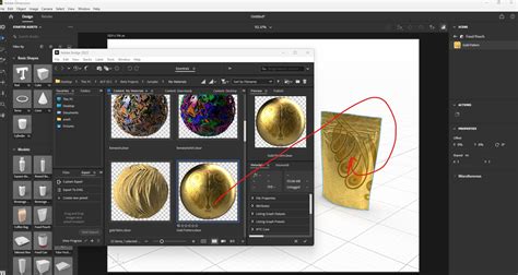 solved import on dimension textures created in substance adobe