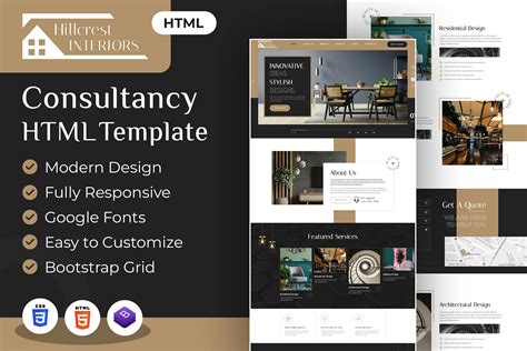 Hillcrest Interior Design Html Template