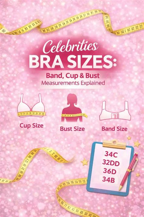 Celebrities Bra Sizes 2026 Band Cup And Bust Measurements
