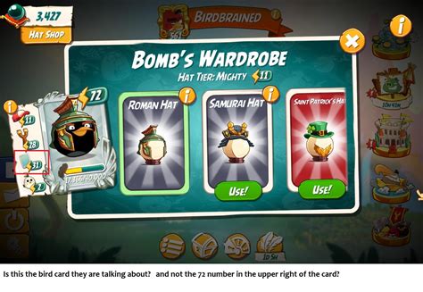 Explain “bird Cards” Please Angrybirdsnest Forum