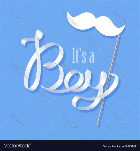 Itsaboy Royalty Free Vector Image Vectorstock