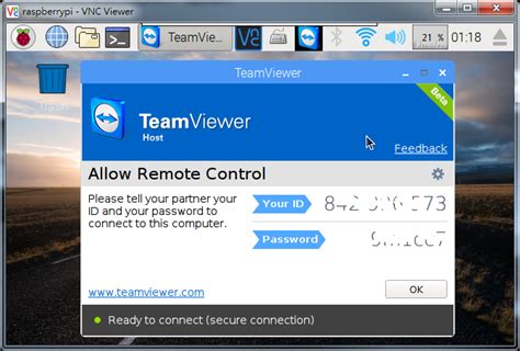 Raspberry Pi 筆記 37 ：遠端桌面 Vnc、teamviewer 及rdp