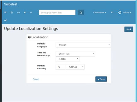 localization issues · issue 10314 · grokability snipe it · github