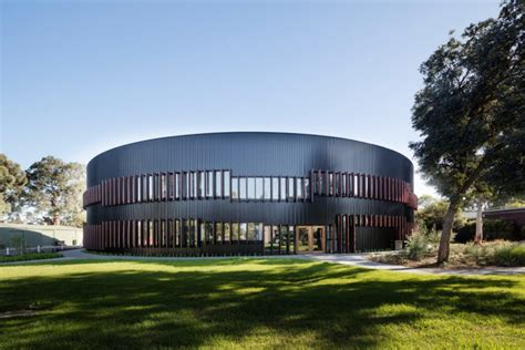 Circular School Hides A Kaleidoscope Of Color And Geometry
