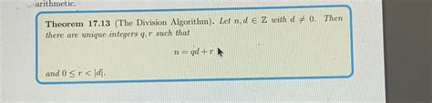 Solved Exercise 177 Let N∈z Prove That Gcd6n212n62