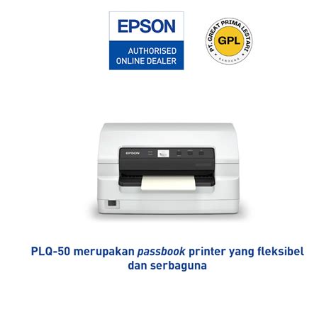 Jual Printer Epson Passbook Plq50 Plq 50 Plq 50 Pengganti Plq30