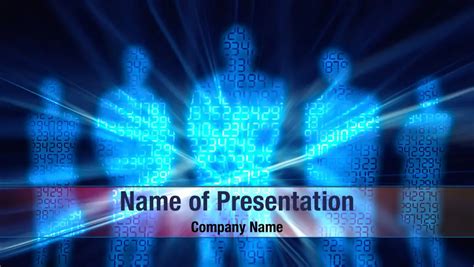 Binary Digit People Powerpoint Templates Binary Digit People