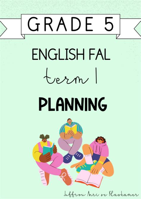 Grade 5 English Fal Term 1 Planning 2024