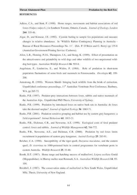 Pdf References 244 16 In ‘reintroduction Biology Of Australian And