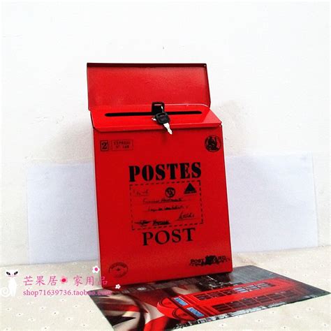 Europæisk Vintage Luksus Jern Post Postkasse Spand Grandado