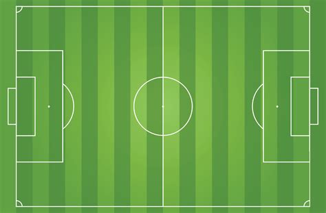 Football Field Graphic Design With Green Grass Effect Perfect For