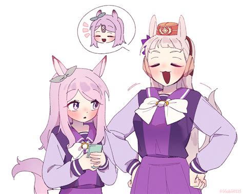 Mejiro Mcqueen And Gold Ship Umamusume Drawn By Ggubii0225 Danbooru