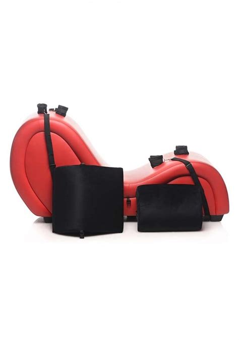 Kinky Couch Sex Chaise Lounge Röd Handla Diskret