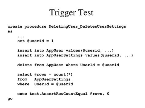 Ppt Xunit Style Database Unit Testing Powerpoint Presentation Free