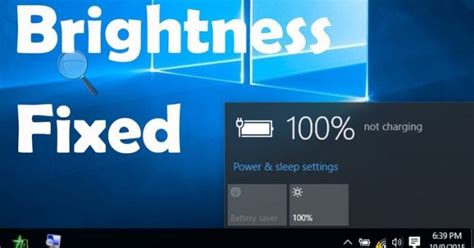 How To Fix Windows Brightness Control Not Working Issue