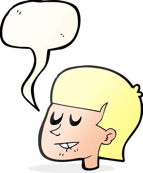 Speech Bubble Cartoon Man Biting Lip 9986008 Vector Art At Vecteezy