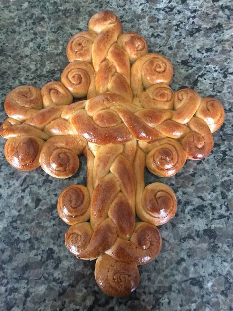 Easter Sweet Bread Cross