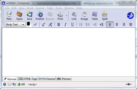 Setting Up And Using The Seamonkey Composer Editor Scalar Enterprises
