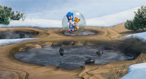 Tails And Sonic Inside Bubbles Sonic The Hedgehog 3 Movie Marvel Universe Godzilla Vs Sonic