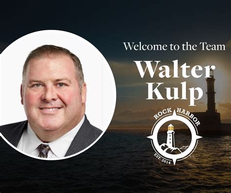 Welcome To The Team Walter Kulp