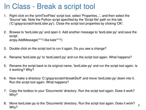 Ppt Mastering Script Tool Basics In Arcgis Powerpoint Presentation