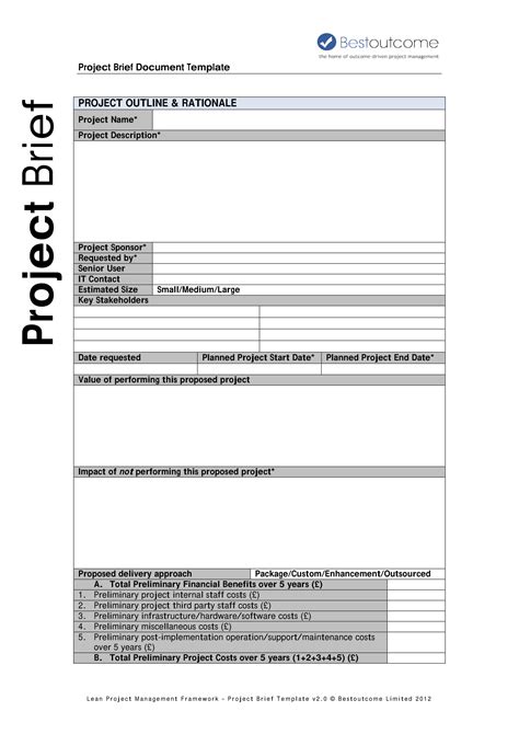 Download Project Brief Template Bonsai