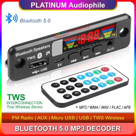 Jual Modul Mp3 Bluetooth Tws Amplifier Aux Usb Mp3 Player Decoder Tws 757 Shopee Indonesia