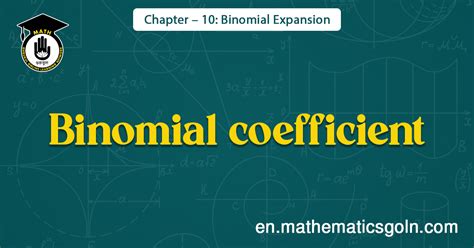 Binomial Coefficient Mathematics Gurukul Goln English
