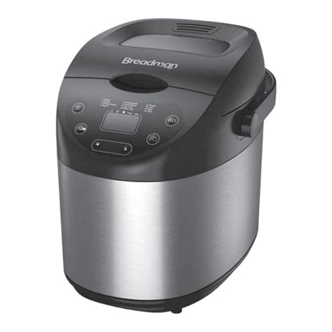 Breadman Bk1200ss Instruction Manual Pdf Download Manualslib